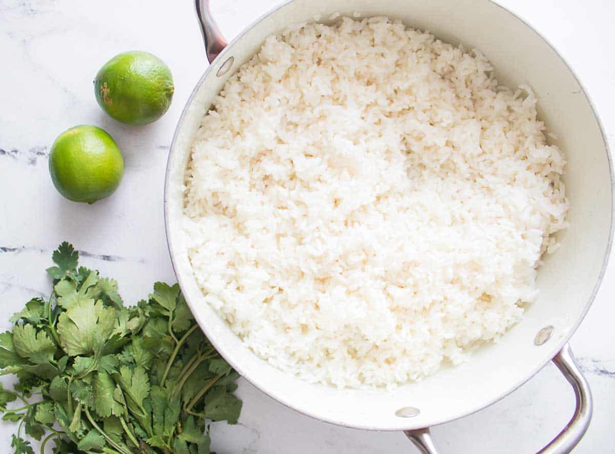 Chipotle Cilantro Lime Rice - Shaken Together