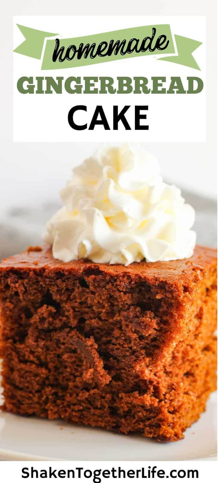 Easy Gingerbread Cake Recipe - Shaken Together