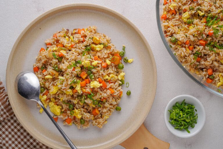Easy Egg Fried Rice - 15 Minute Recipe - Shaken Together