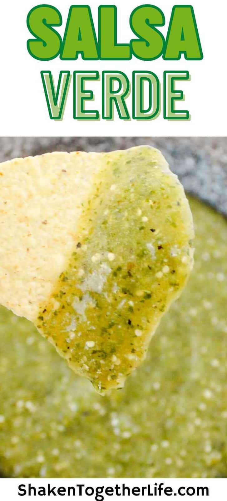 Easy Salsa Verde (Tomatillo Salsa) - Shaken Together