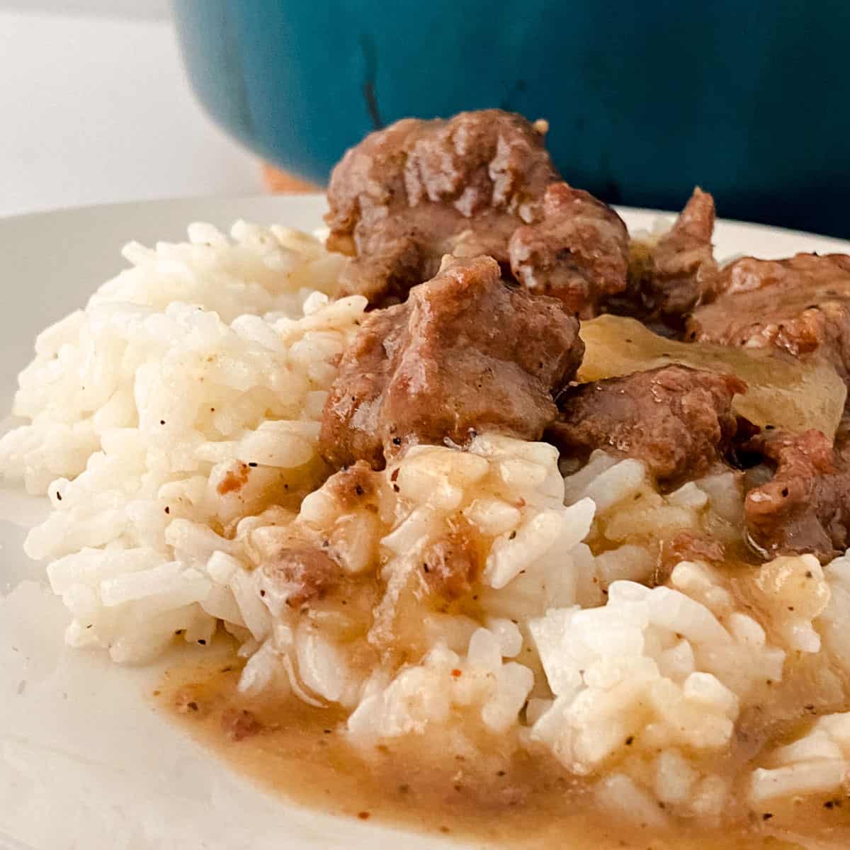 Dutch Oven Beef Tips - Shaken Together