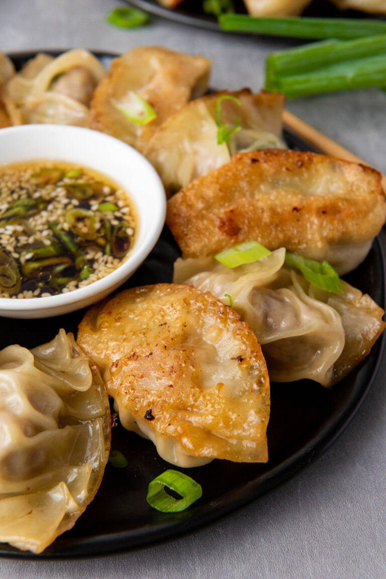 Pan Fried Pork Dumplings - Shaken Together