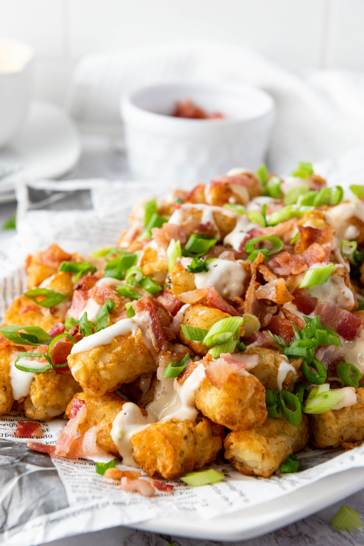 Loaded Tater Tots - Shaken Together