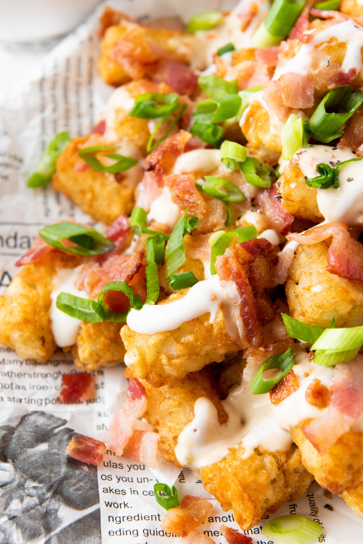 Loaded Tater Tots - Shaken Together