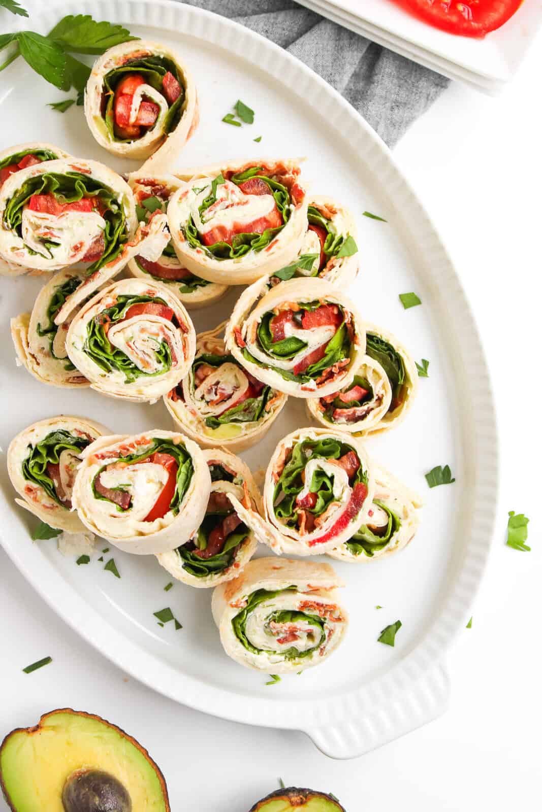 BLT Pinwheels - Shaken Together