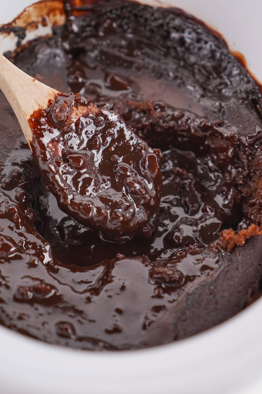 Slow Cooker Chocolate Cobbler - Shaken Together