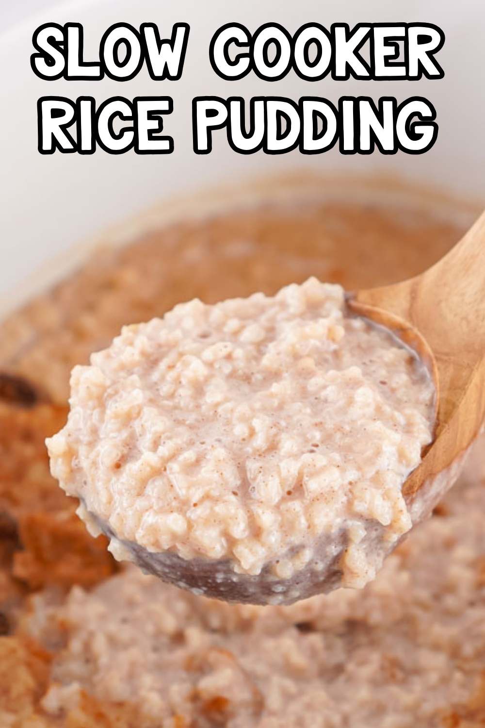 Slow Cooker Rice Pudding - Shaken Together