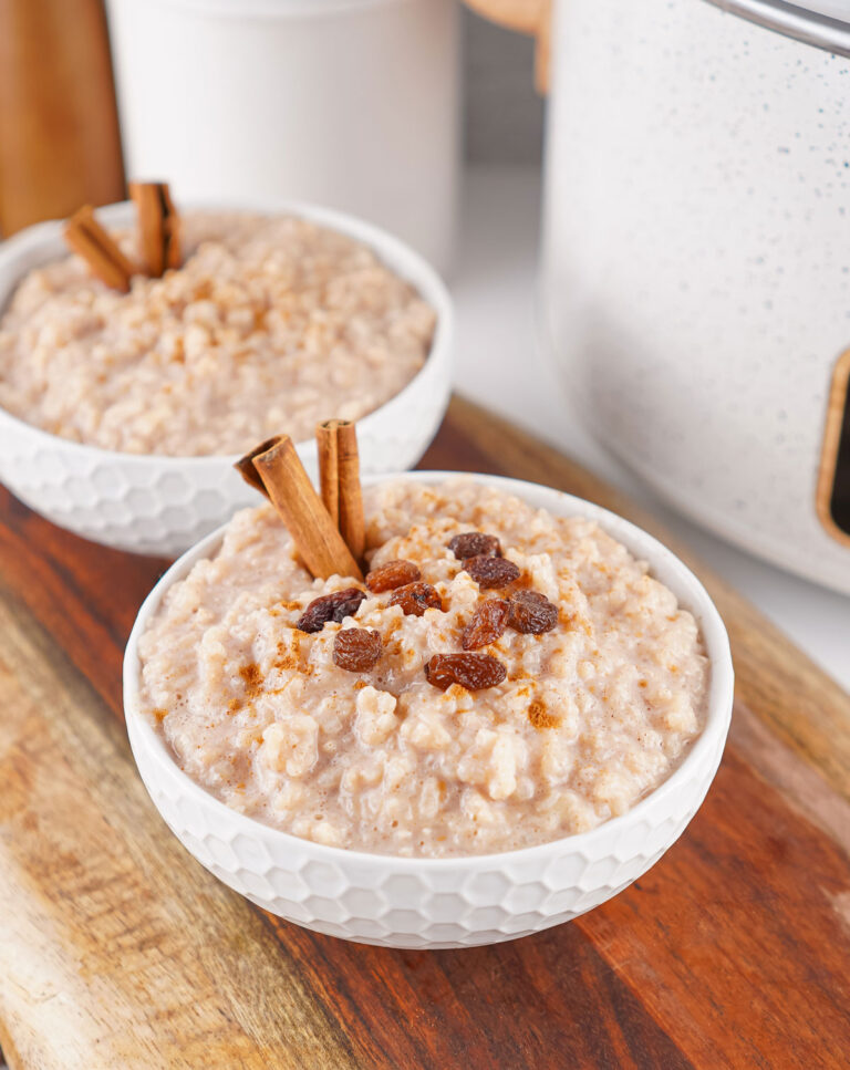 Slow Cooker Rice Pudding - Shaken Together